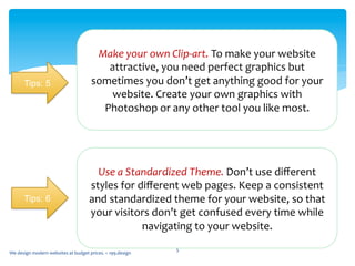 Website Design Tips For Beginners | PPT