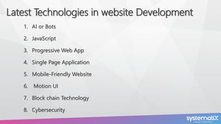 Web site development | PPTX