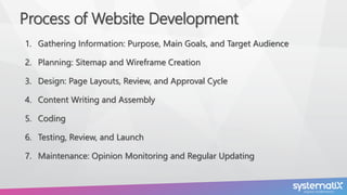 Web site development | PPTX