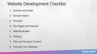 Web site development | PPTX
