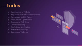 Website development & it's trends | PPTX | Web Hosting | Internet
