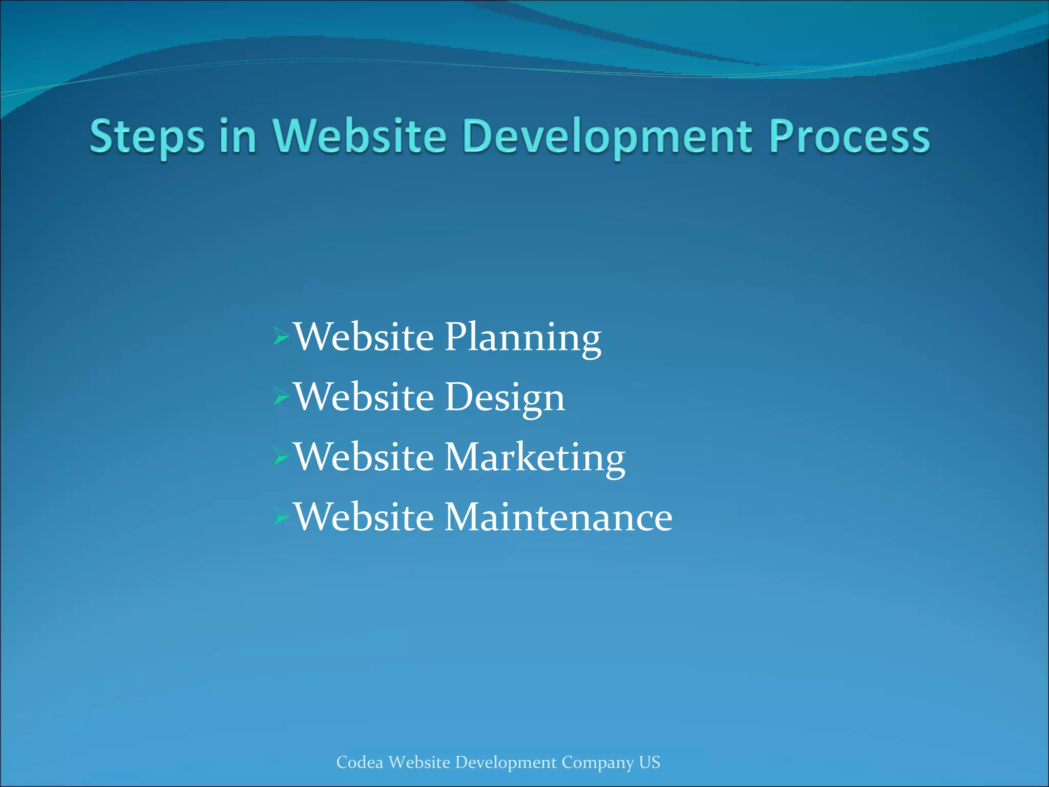 Codeaweb Website Development Process | PPT | Web Development | Internet