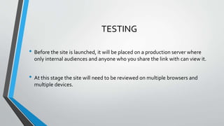 Website development process | PPTX
