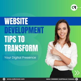 Website Development : Tips to Transform Your Digital Presence | PDF