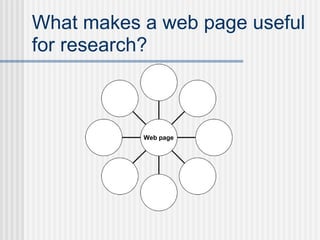 Website Evaluation | PPT