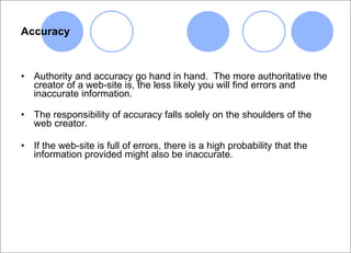 Website Evaluation Tutorial | PPT