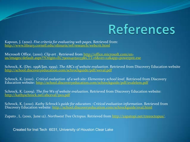 Website Evaluation Lesson | PPT