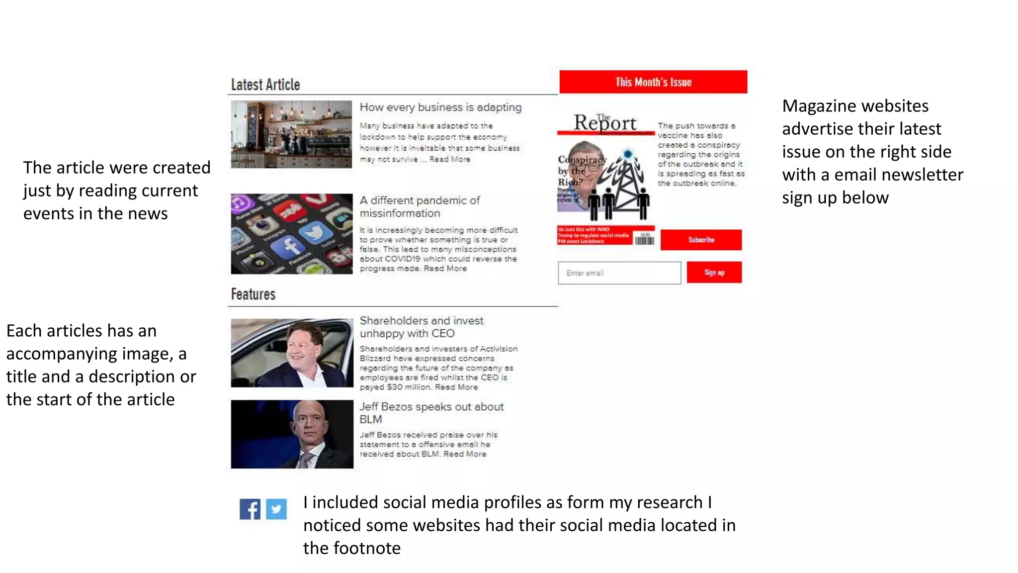 Website explanation | PPT