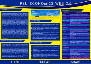 PSU AB Economics Website Leaflet | PDF