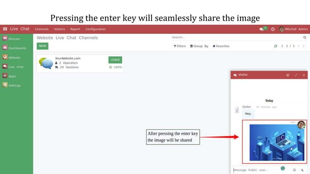 Website Livechat Attachment | PPT
