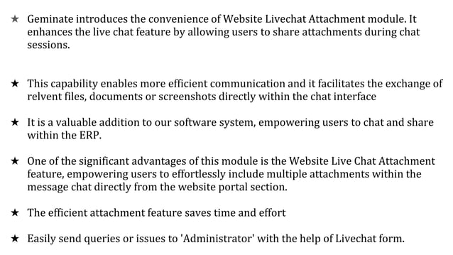Website Livechat Attachment | PPT