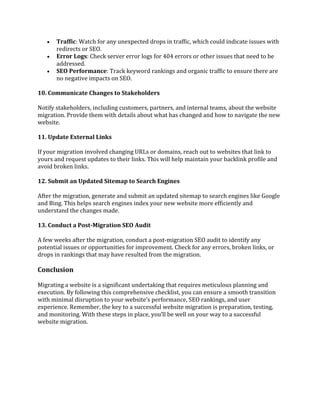 Website Migration Checklist: Things you need to know.pdf