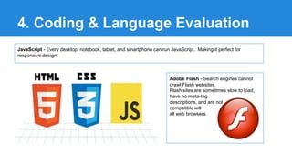 7 Section Website Assessment | PPT