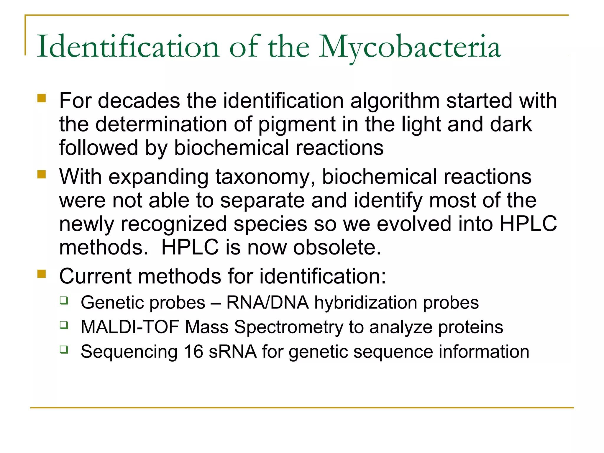 Mycobacteriology 2016 | PPT