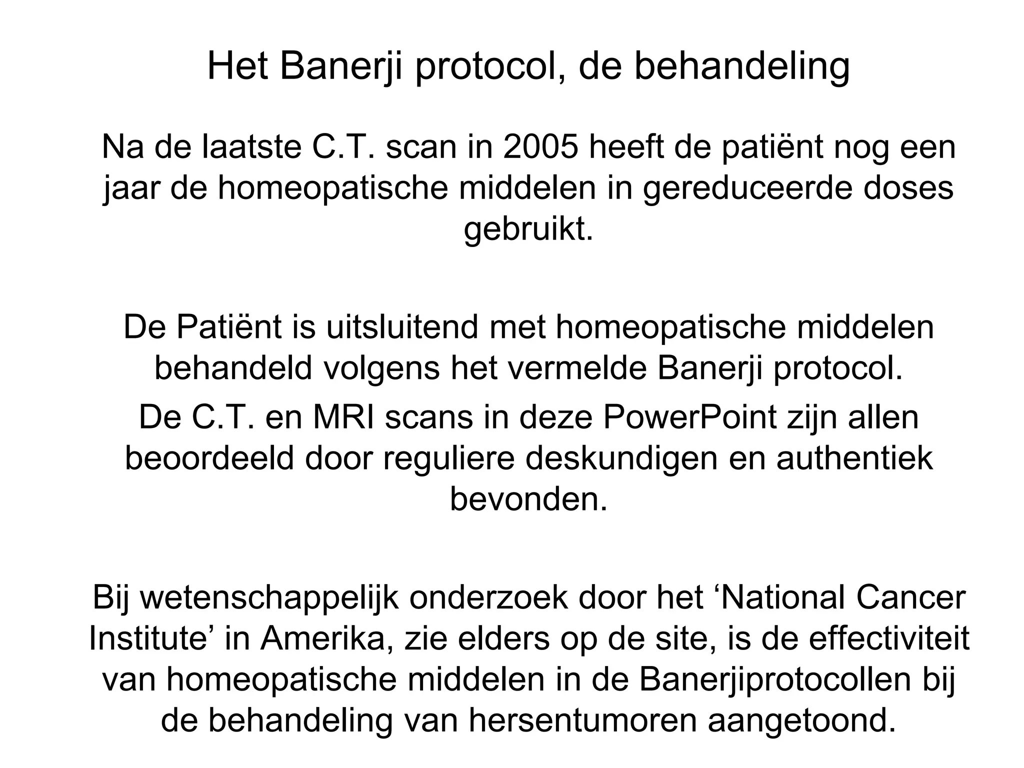 Banerji Protocols - Hersentumor 2 | PPT