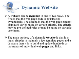 Website Overview | PPT