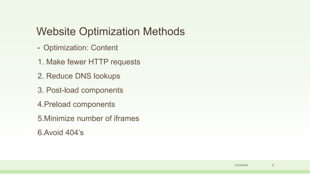 Website performance optimization | PPT
