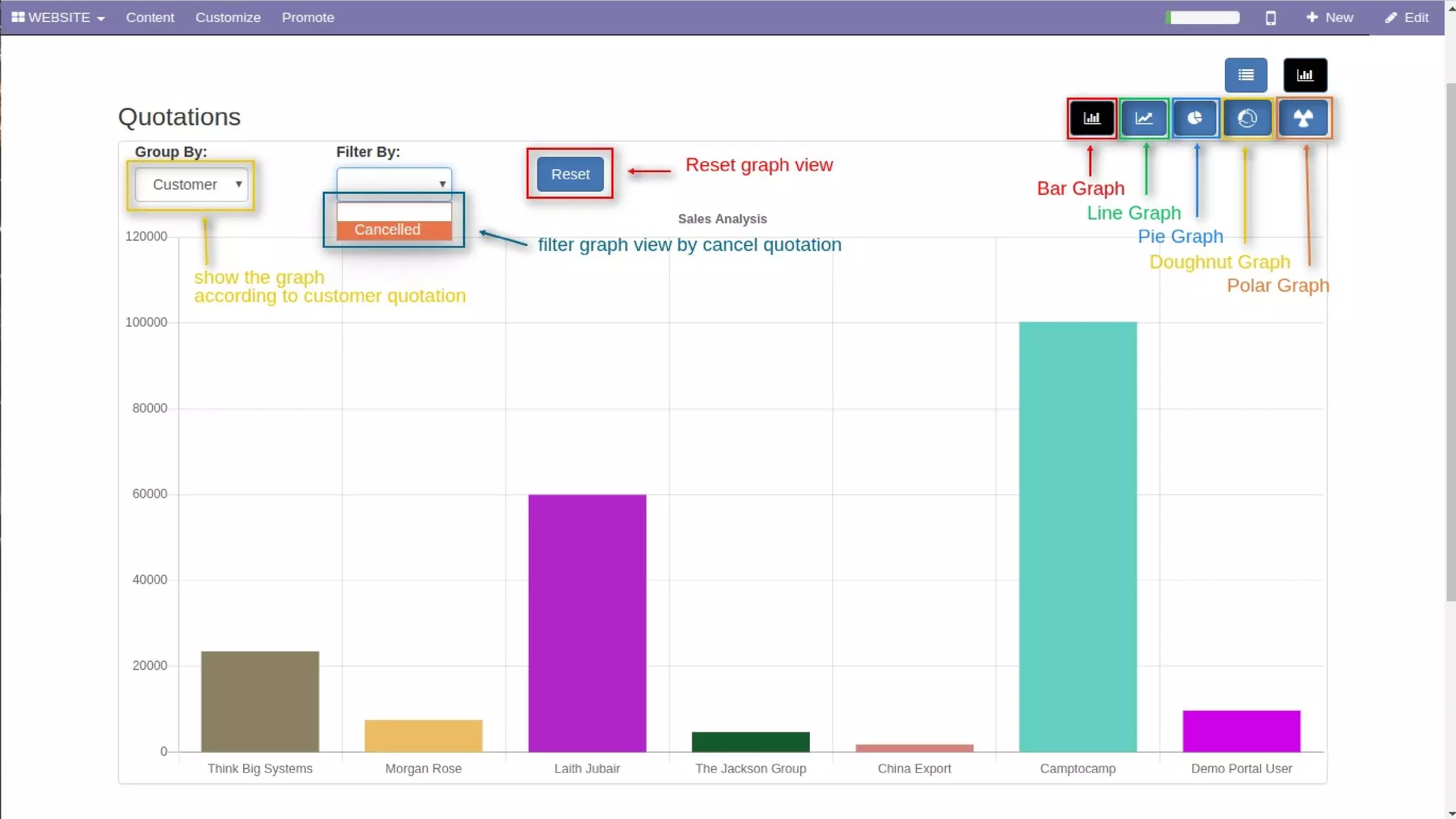 Website Portal Graph | PDF