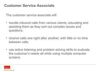 Call Center Positions in Eau Claire | PPT | Business | Business and Finance