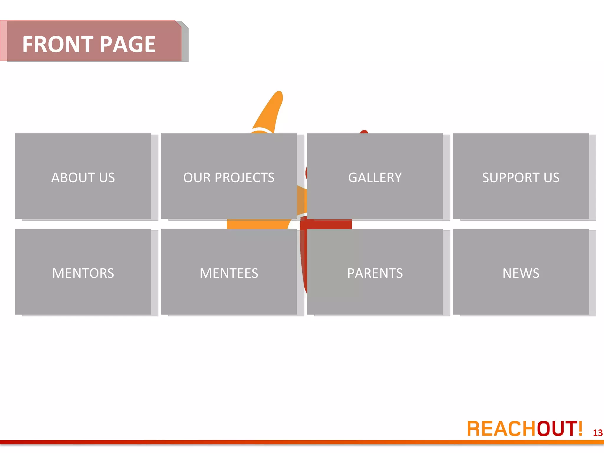 ReachOut Website Re-design project | PPT | Web Development | Internet