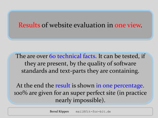 Websites promises and reality | PPTX