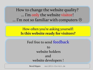 Websites promises and reality | PPTX