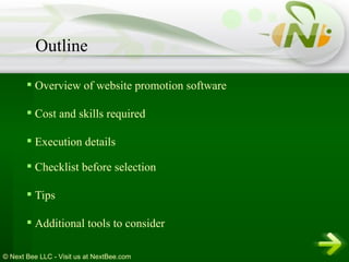 Website Promotion Software | PPT