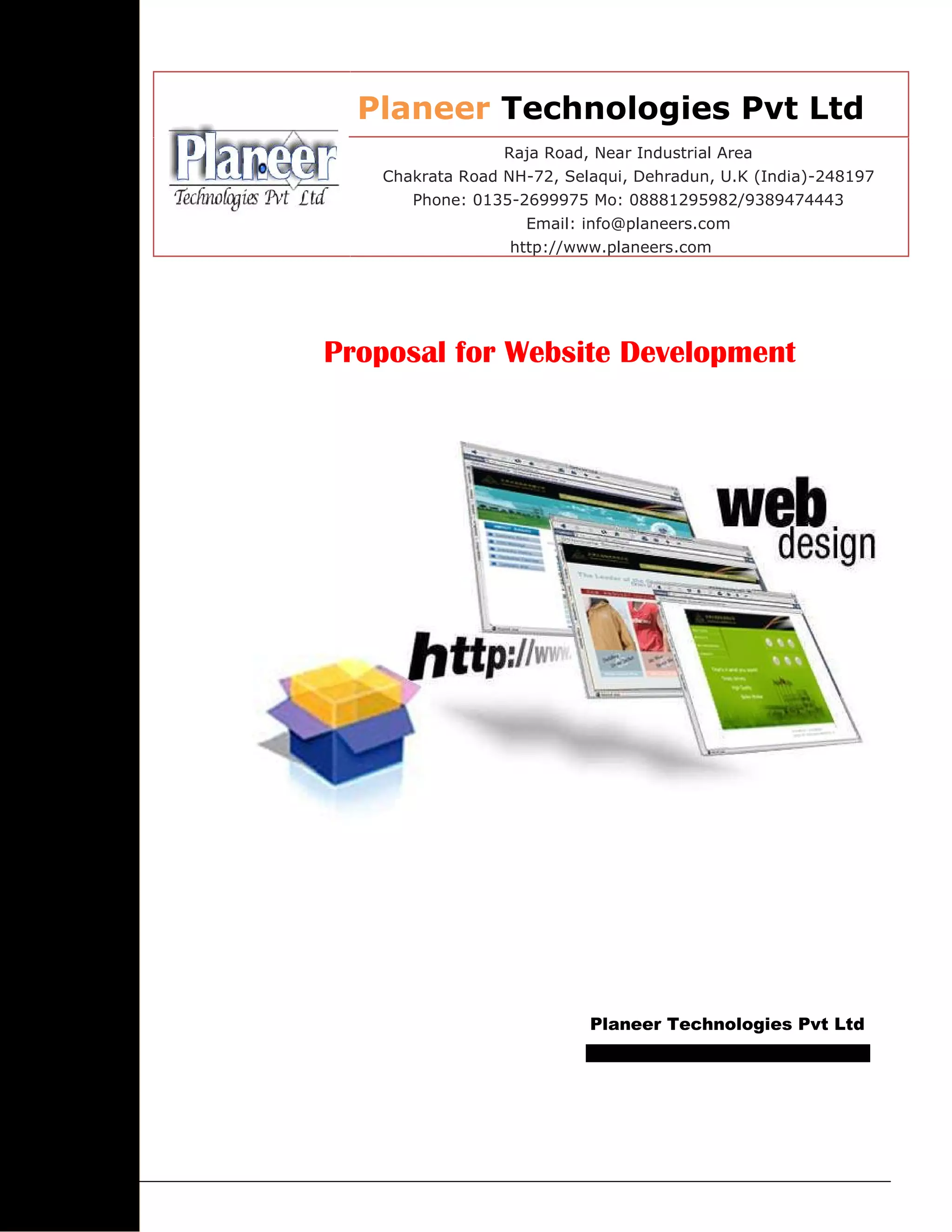 Web site proposal | PDF