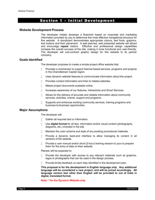 Web site proposal | PDF