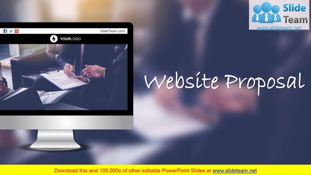 Website Proposal PowerPoint Presentation Slides | PDF | Web Development | Internet