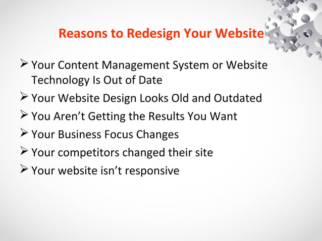 How to Website Redesign | Website Redesign SEO Checklist | PPT