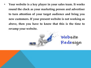 Website redesign ppt | PPSX