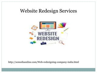 Website redesign services | PPT