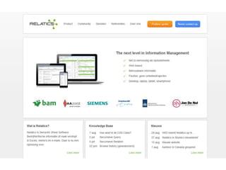 Website Relatics | PPTX