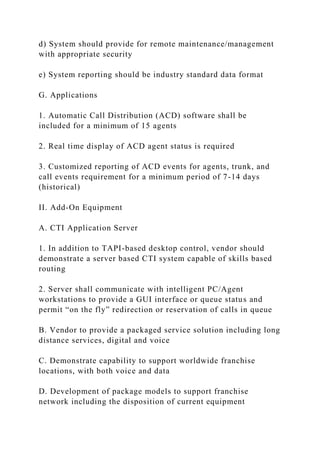 Website Request for Proposals (RFP)1. DESCRIPTION, PURPOSE AND O.docx