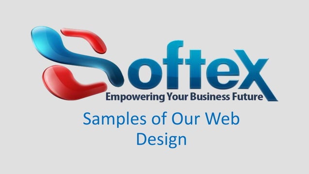 Softex Web Design Samples for 2012 | PPT