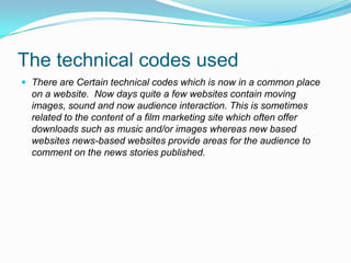 Websites codes and conventions | PPT