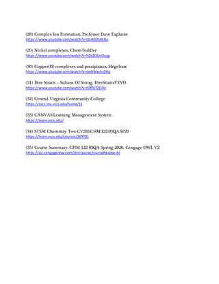 Websites for course 2020001 | PDF