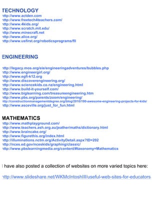 Websites for stem education | PDF