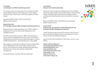 Websites Holden&Sons | PDF