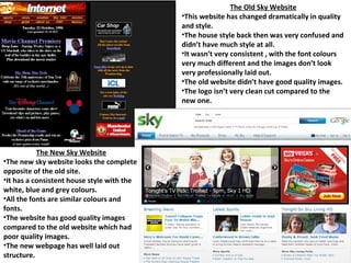 Websites old & new | PPT