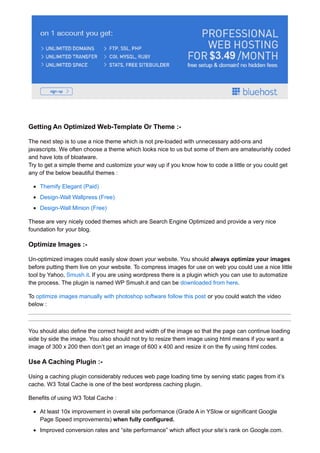 Website speed optimization guide for technically advanced webmasters | PDF | Web Design and HTML ...