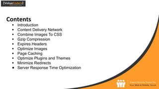 Website speed optimization techniques | PPT