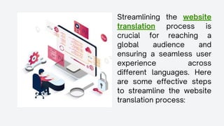 6 Effective Types of Website Translation - Translit | PDF | Web Design ...