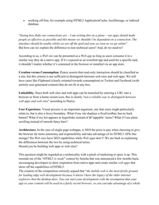 Website vs web app | PDF