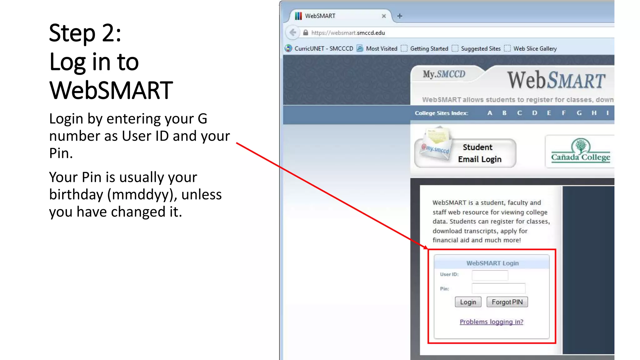 How to Register Using WebSMART in 10 Steps | PPTX