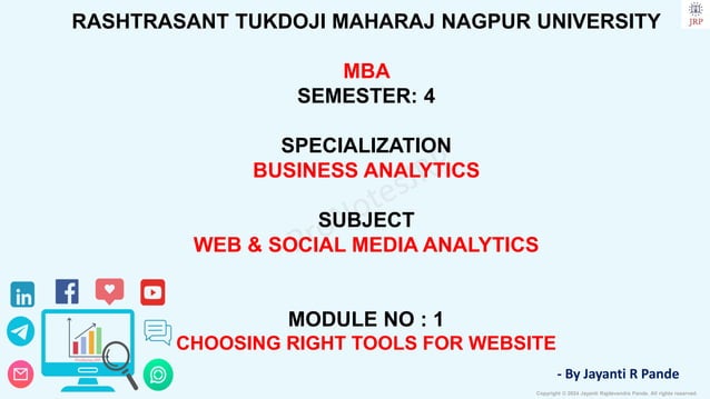 Web & Social Media Analytics Module 1.pdf | Web Development | Internet