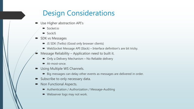 Messaging For Real Time Webapps Ppt