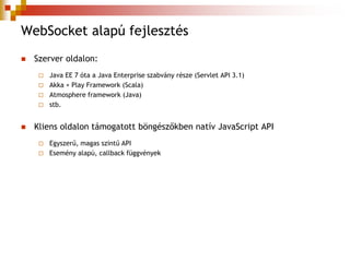 WebSocket bemutatás | PPT