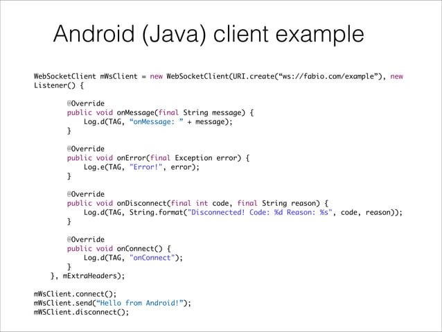 WebSockets wiith Scala and Play! Framework | PDF